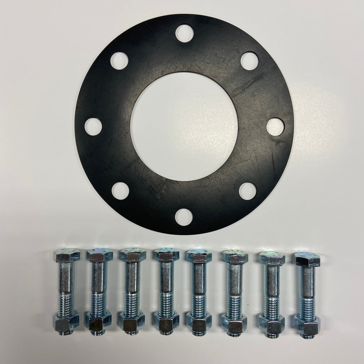 Flange Kit 4" Full Face 150# - 1/8" Thick EPDM Gasket & Bolt Pack | Great Western Seal and Gasket