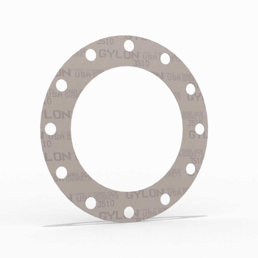 10" Full Face Flange Gasket (w/4 Bolt Holes) - 150 Lbs. - 1/8" Thick G ...