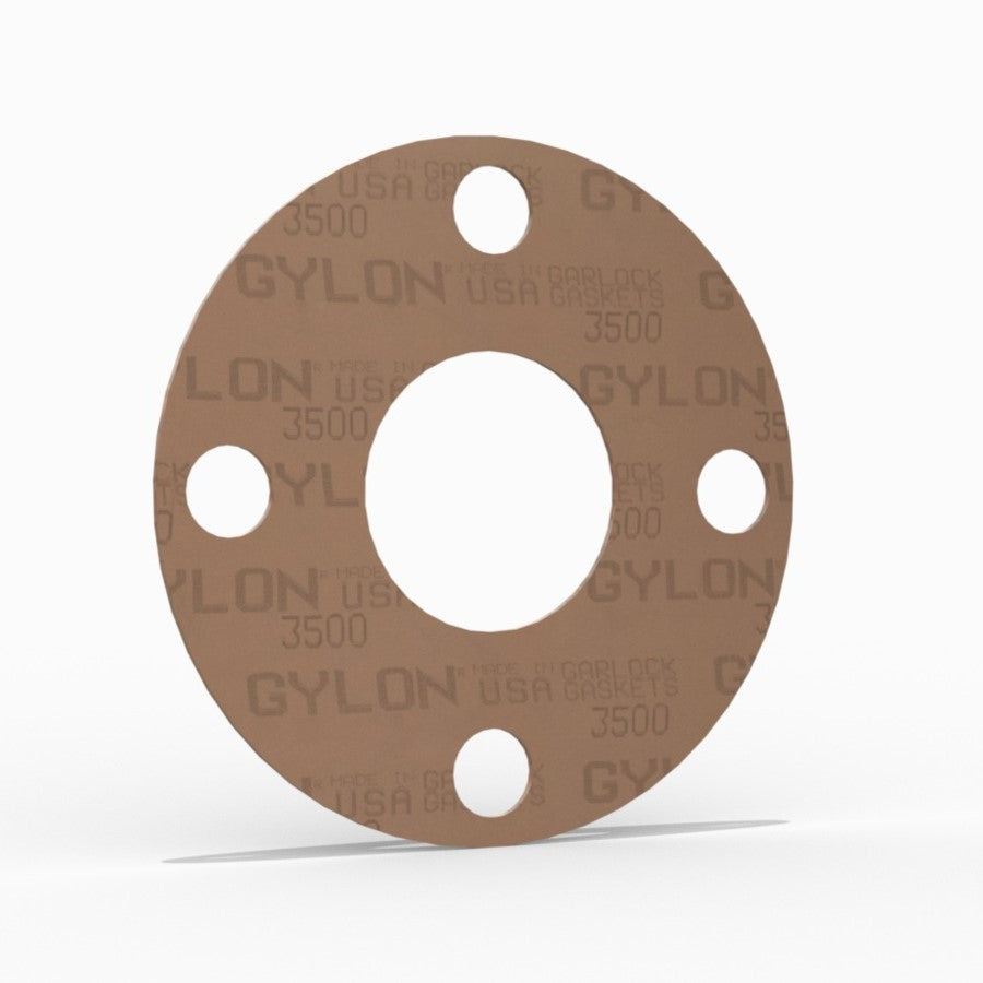 1-1/4" Full Face Flange Gasket (w/4 Bolt Holes) - 150 Lbs. - 1/8" Thic ...