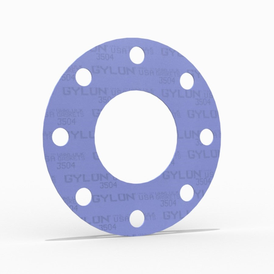 5" Full Face Flange Gasket (w/8 Bolt Holes) - 150 Lbs. - 1/8" Thick Ga ...