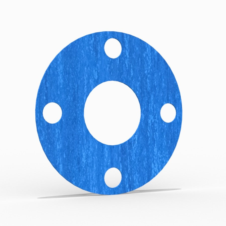 1" Full Face Flange Gasket (w/4 Bolt Holes) - 150 Lbs. - 1/8" Thick Ga ...