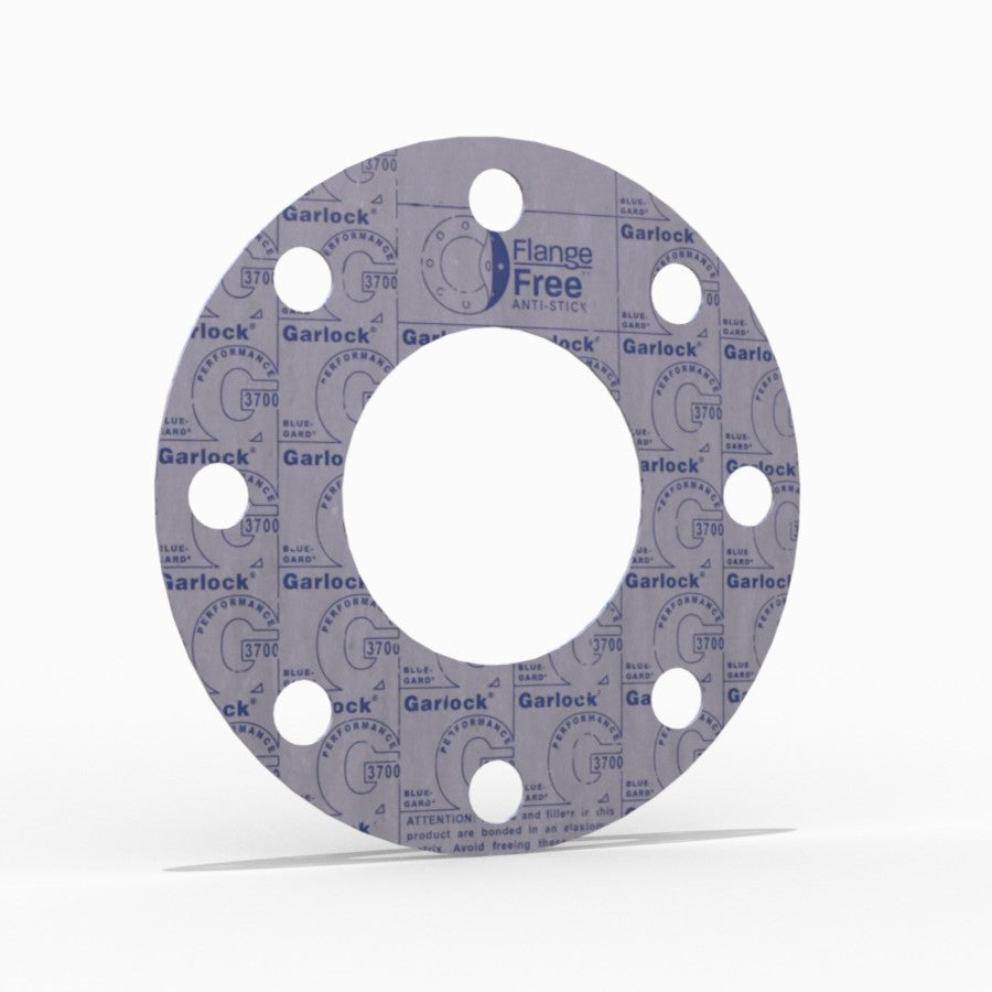 5" Full Face Flange Gasket (w/8 Bolt Holes) - 150 Lbs. - 1/16" Thick G ...