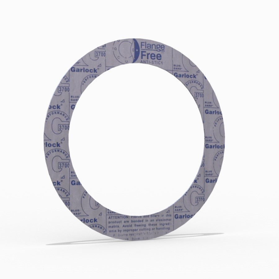 3" Ring Flange Gasket - 150 Lbs. - 1/16" Thick Garlock Blue-Gard 3700 ...