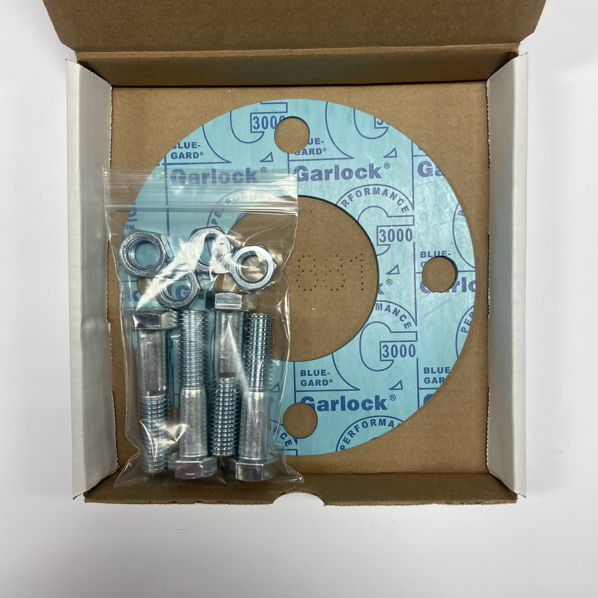 Flange Kit 3" Full Face 150# 1/16" Thick Garlock 3000 Gasket & Bolt Pa ...