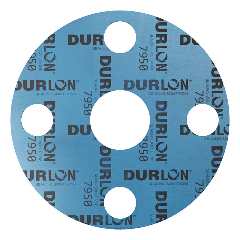 8" Full Face Flange Gasket (w/8 Bolt Holes) - 150 Lbs. - 1/8" Thick Du ...